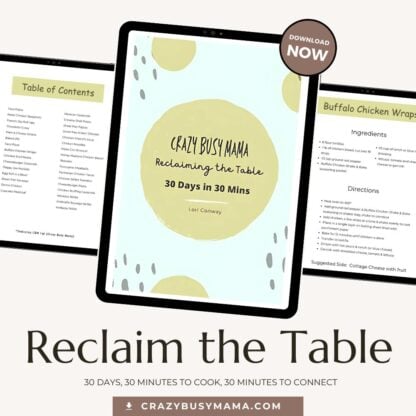 Crazy Busy Mama Cookbook (Reclaiming the table) - Crazy Busy Mama