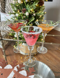 DIY Cocktail & Mocktail Bar Cart - Crazy Busy Mama