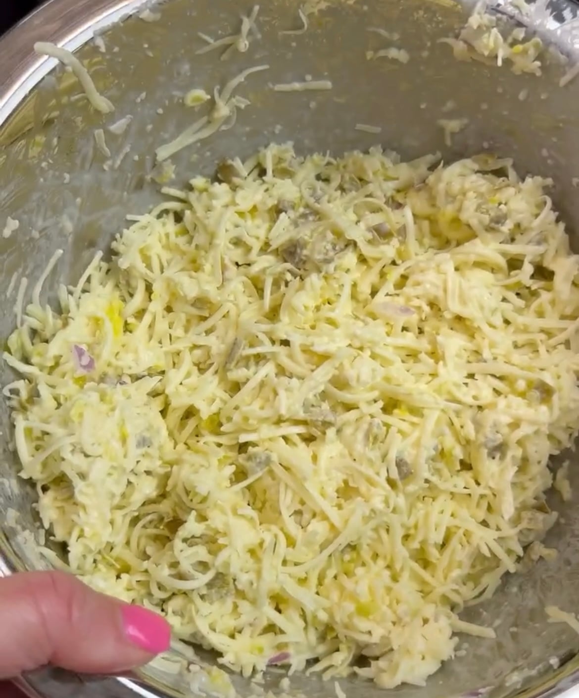 Cheese Slaw - Easy Game Day Appetizer - Crazy Busy Mama