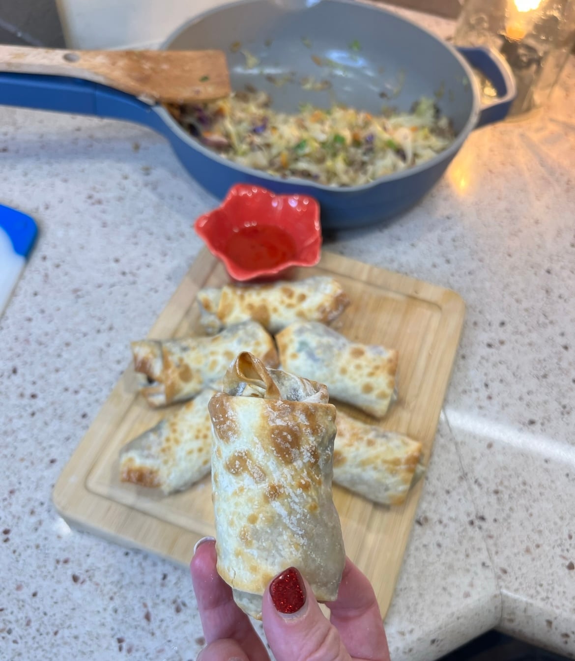 Simple Egg Roll Recipe - Crazy Busy Mama
