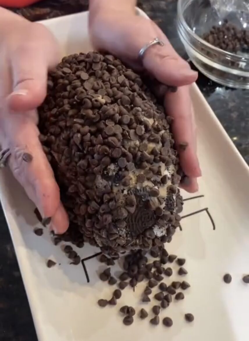 Cookies & Cream Dip: Football - Crazy Busy Mama