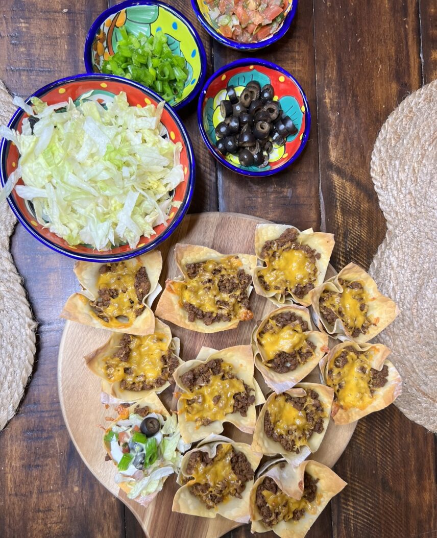Mini Taco Bites - Crazy Busy Mama