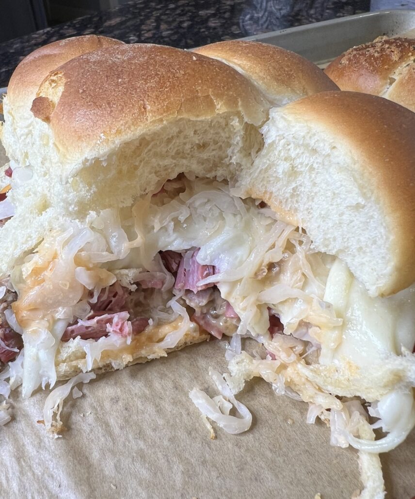 Reuben Sandwich Recipe (Sliders) - Crazy Busy Mama