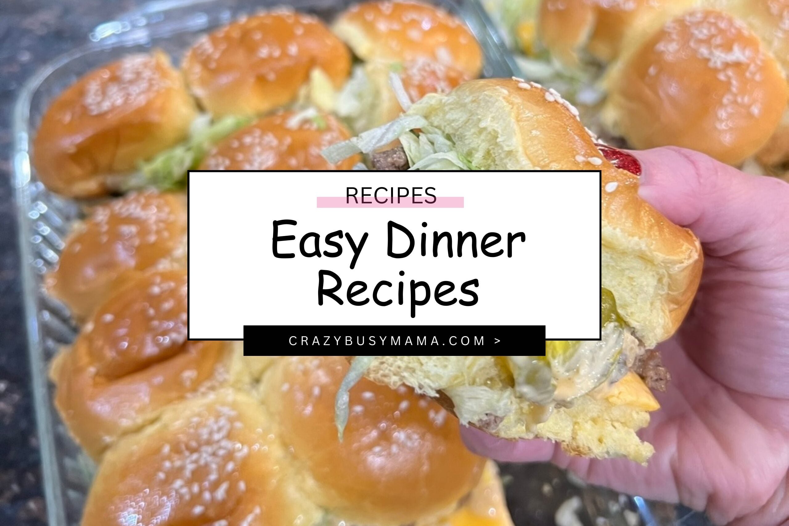 Easy Dinner Recipes - Crazy Busy Mama