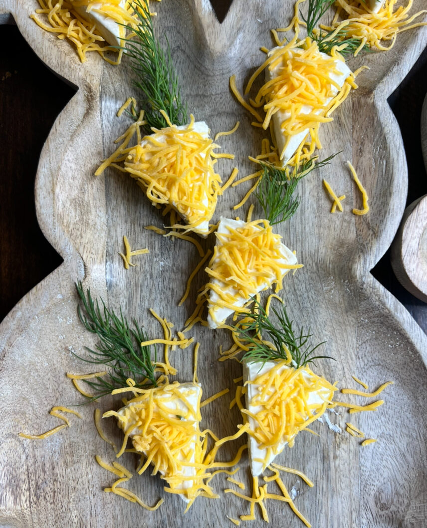 Cheese Wedge Carrots - Crazy Busy Mama