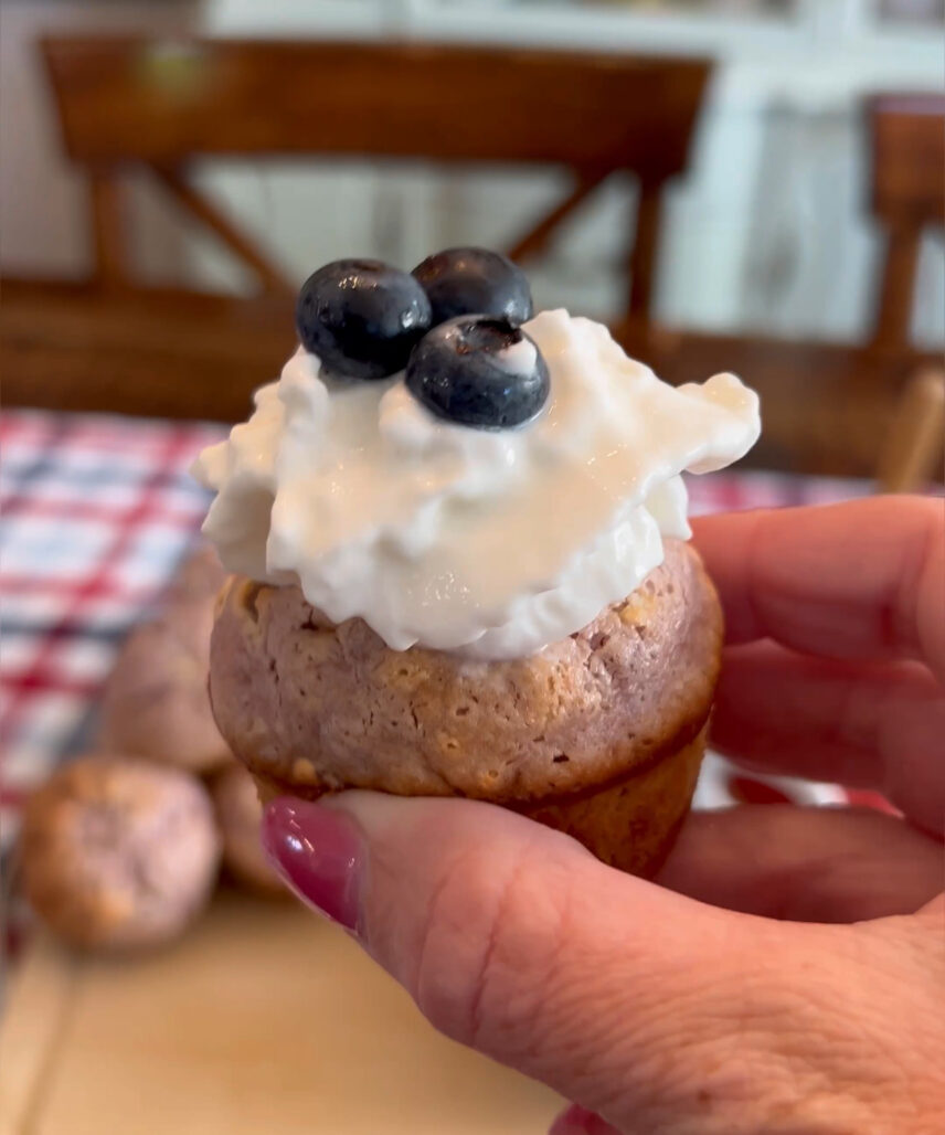 Raspberry Angel Food Cake Muffins (2-Ingredient Dessert) - Crazy Busy Mama