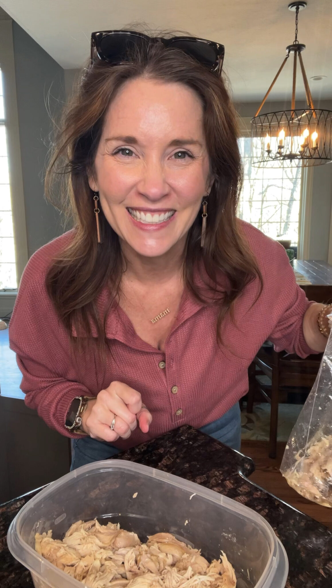 Debone Rotisserie Chicken Hack - Crazy Busy Mama