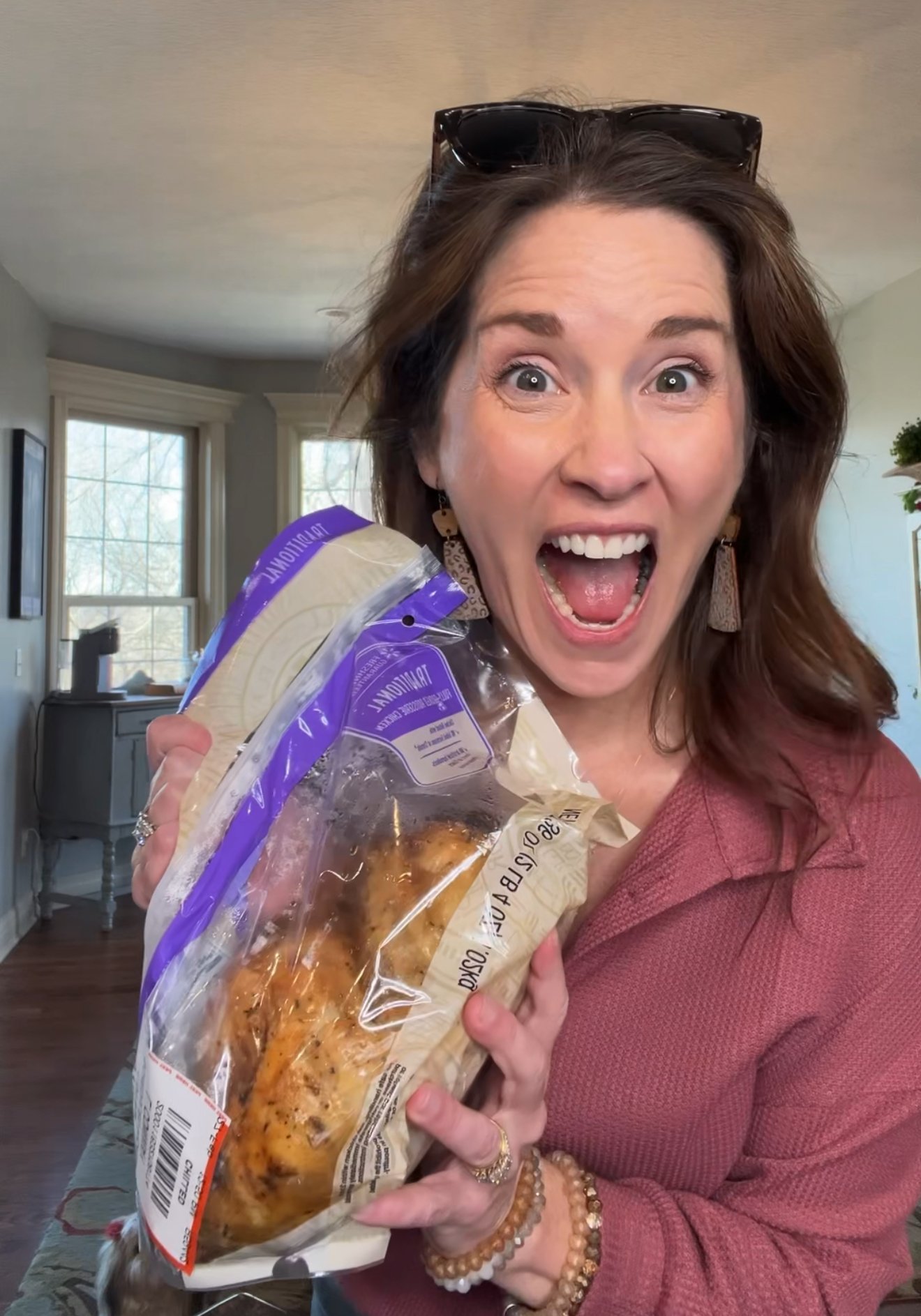 Debone Rotisserie Chicken Hack - Crazy Busy Mama