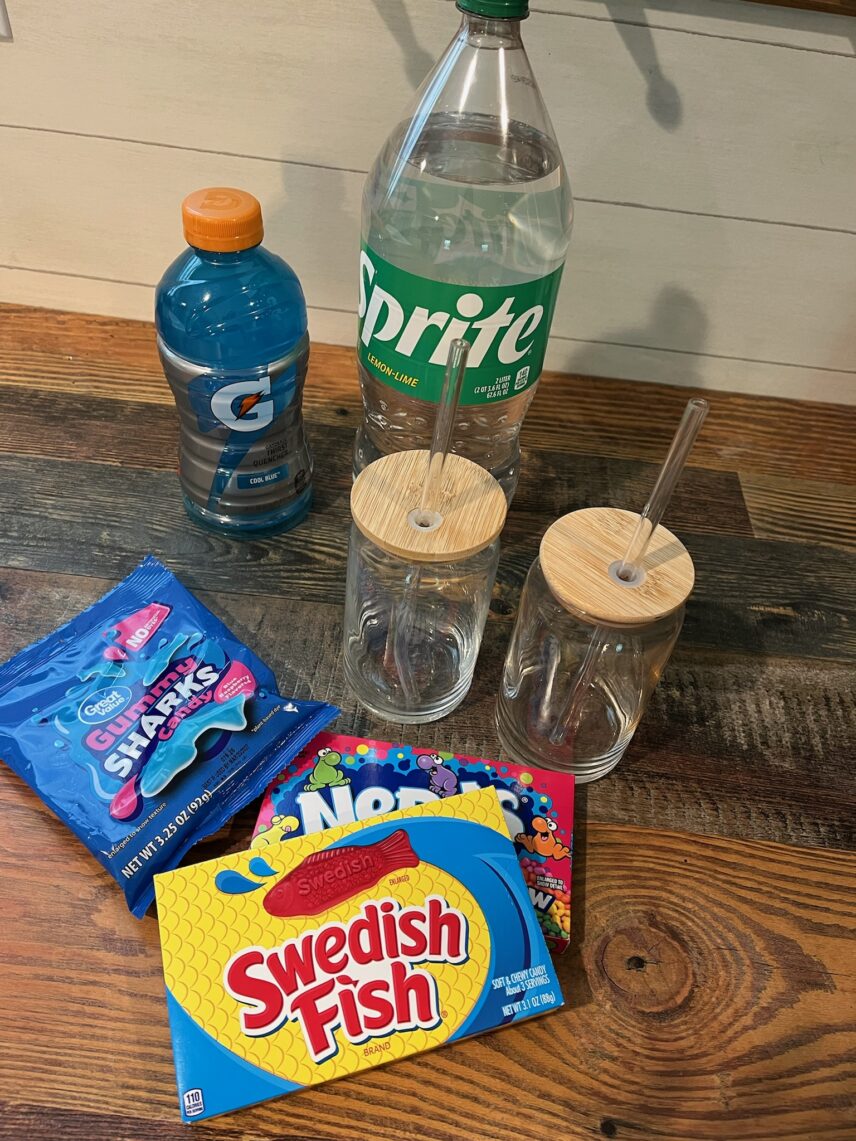 Candy Blue Ocean Mocktail - Crazy Busy Mama