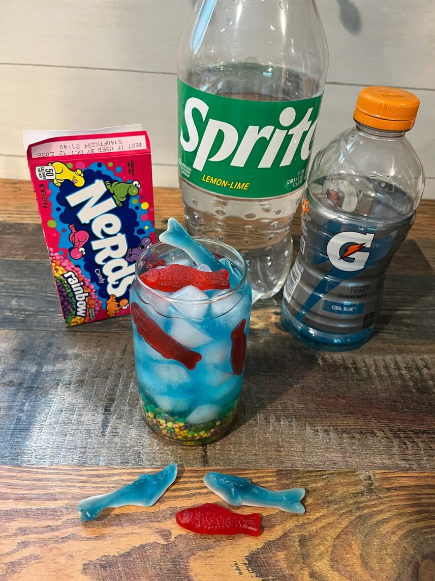 Candy Blue Ocean Mocktail - Crazy Busy Mama