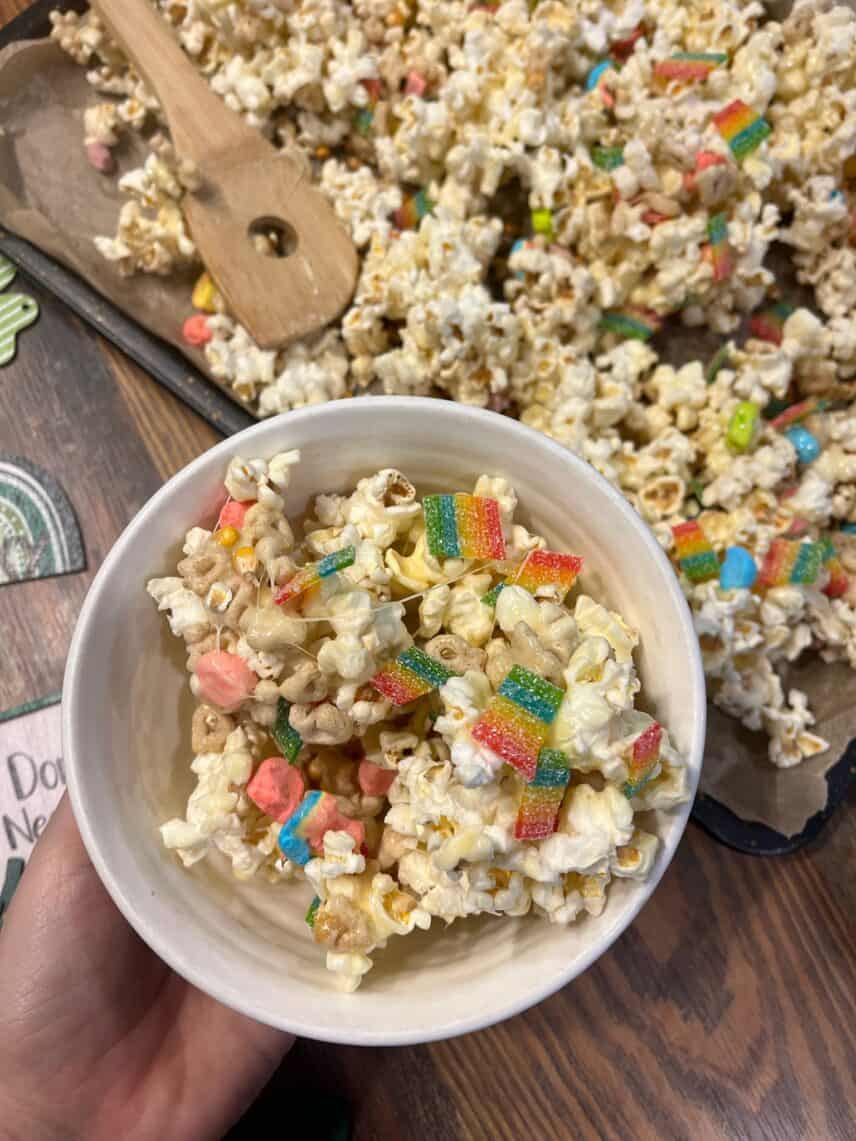 St. Patrick’s Day Popcorn - Crazy Busy Mama